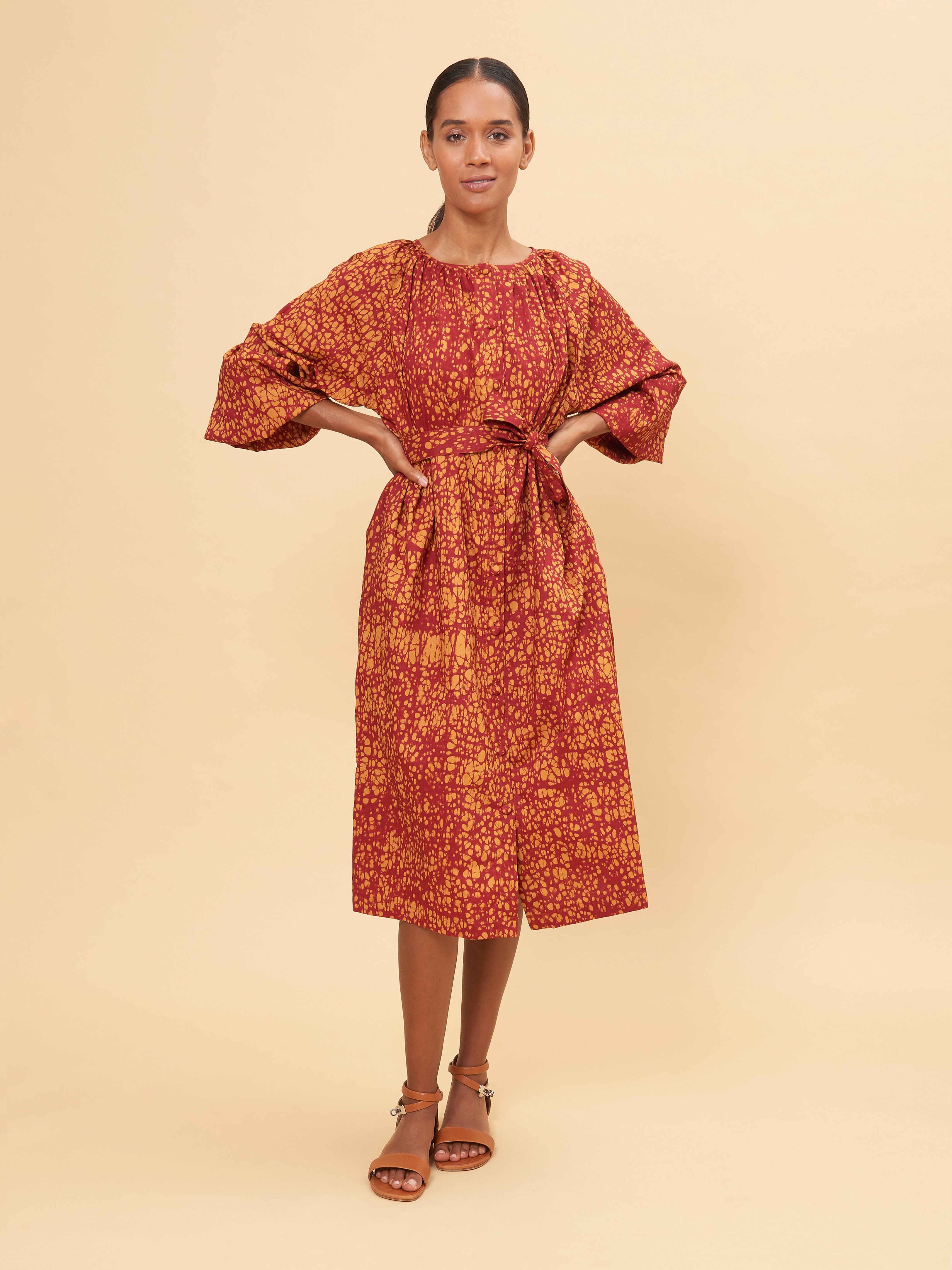 Dress with buttons (EXTRA short) - Mrs. Jacobs